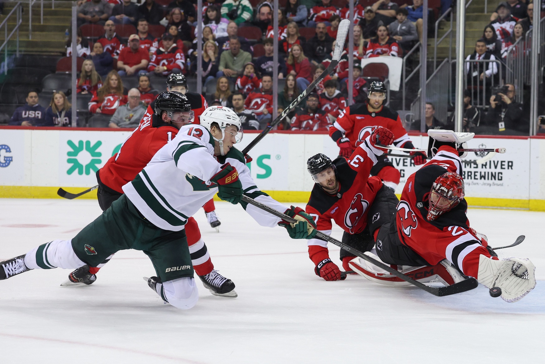 Cotter, Bratt Score in Shootout as Devils Edge Wild 3-2 - The Devils Nation
