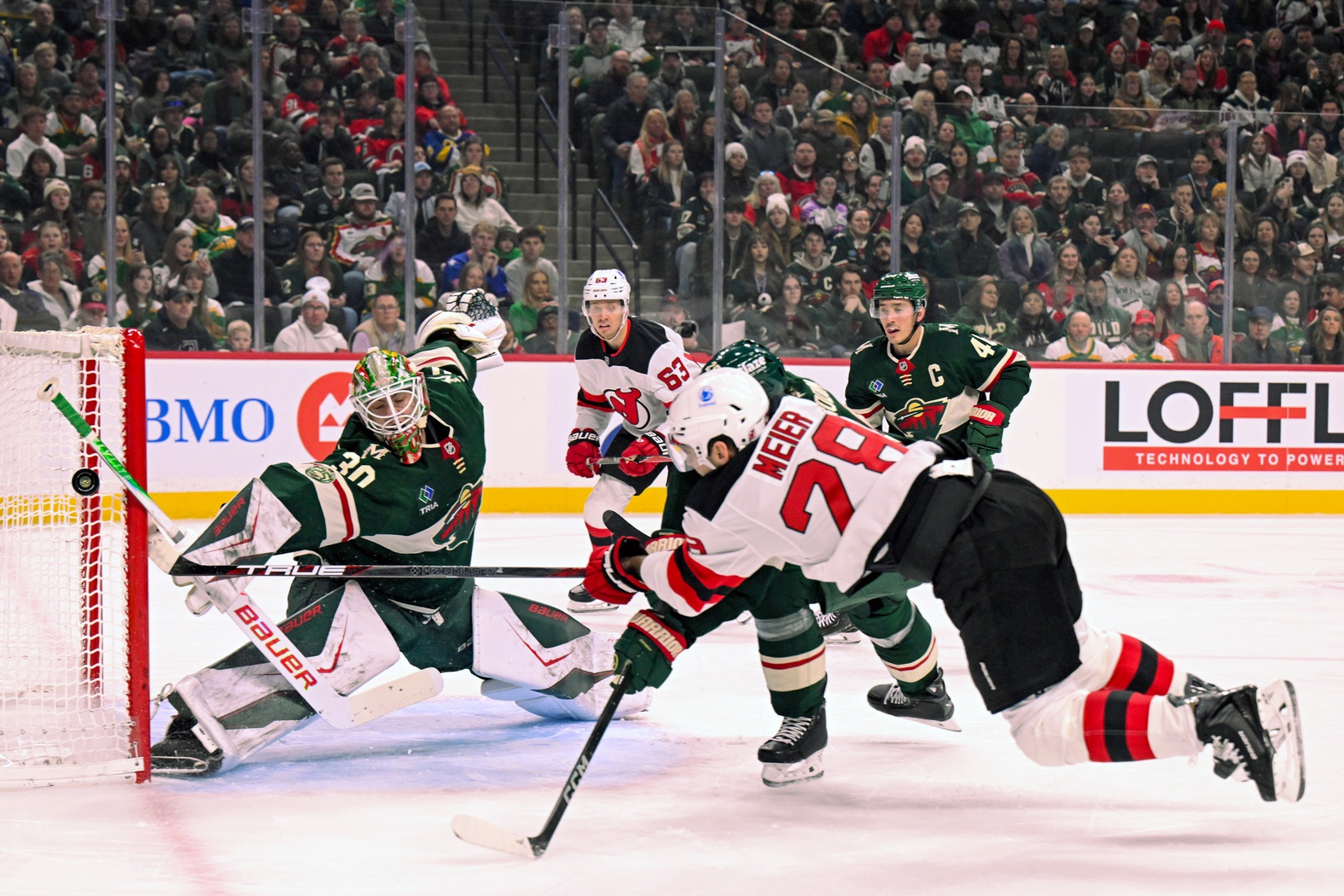 Bratt, Palat Power Devils Past Wild 5-2 to End Skid - The Devils Nation